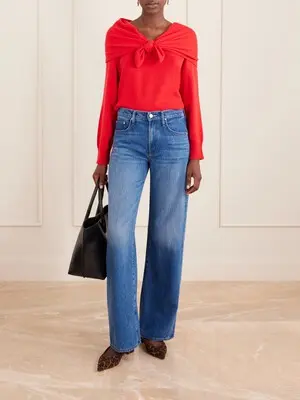 MOTHER The Mid Rise Lasso Sneak Straight-leg Jeans