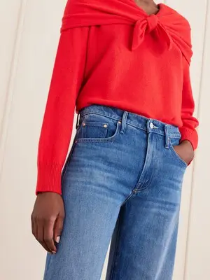 MOTHER The Mid Rise Lasso Sneak Straight-leg Jeans