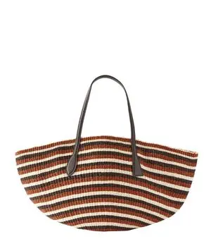 LIFFNER Sprout Striped Sisal Tote - Multi