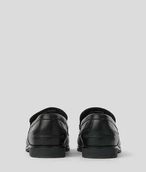 Karl Lagerfeld Leather Penny Loafers