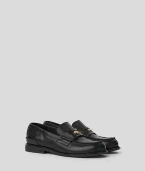 Karl Lagerfeld Leather Penny Loafers