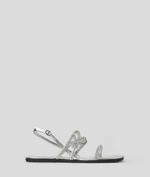 Karl Lagerfeld Signature Olympia Flat Sandals
