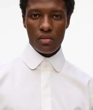 Karl Lagerfeld Rounded Collar Shirt