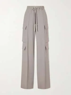 Rick Owens Cargobelas Cady Wide-leg Cargo Pants