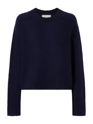 LISA YANG Solene Cashmere And Silk-blend Sweater - Blue