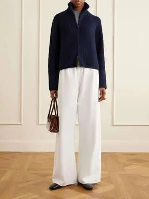 LISA YANG Sadie Ribbed Cashmere Cardigan