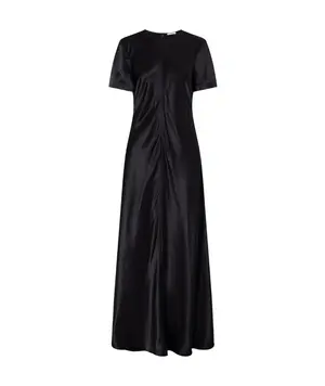 FFORME Akriti Satin-crepe Maxi Dress - Black