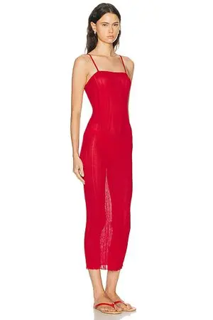 HAIGHT. Ivana Midi Knit Dress