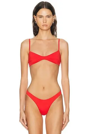 HAIGHT. Monica Bikini Top - Red Shift