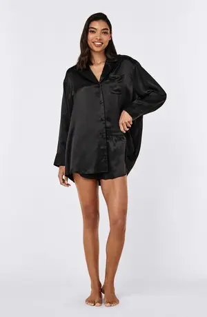 PAPINELLE Audrey Mulberry Silk Boxer Shorts