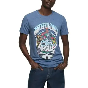 Lucky Brand Grateful Dead Poker Graphic T-shirt - True Navy