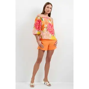 Trina Turk Vittoria Off-shoulder Top