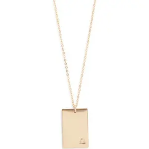 SET & STONES Goldie Zodiac Pendant Necklace - Gold/libra
