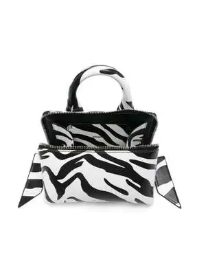 Attico Printed Tote Bag - White