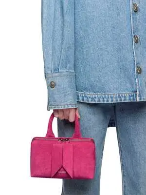 Attico Cyclamen Suede Mini Bag - Multicolor