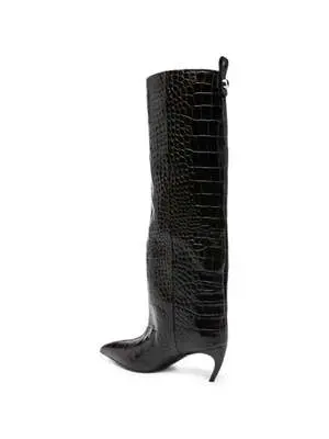 Attico Lea Knee-high Boots - Brown