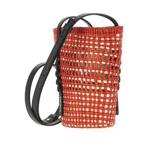 Loewe Braided Iraca Palm Bucket Bag
