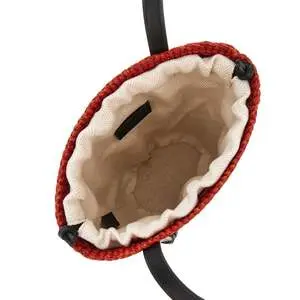 Loewe Braided Iraca Palm Bucket Bag