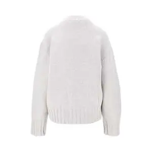 Attico Moulded Hem Wool And Cashmere Sweater