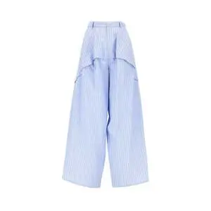 Loewe Striped Poplin Wide Pants
