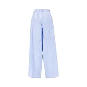 Loewe Striped Poplin Wide Pants
