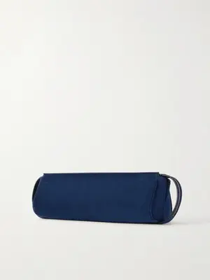 Khaite Donna Suede Clutch - Blue