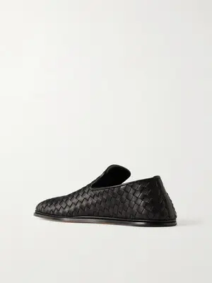 Bottega Veneta Palazzo Intrecciato Leather Loafers