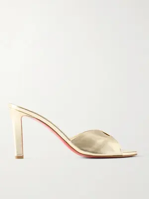 Christian Louboutin Square Toe Mules Clogs For Women