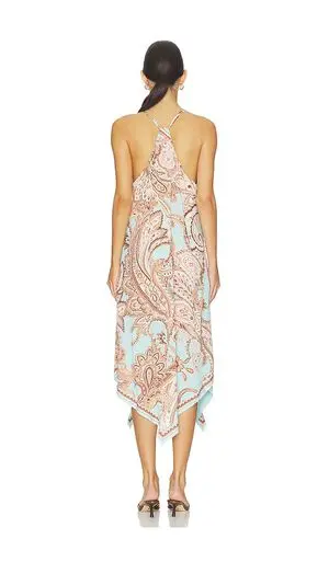 L'Agence Elise Midi Dress