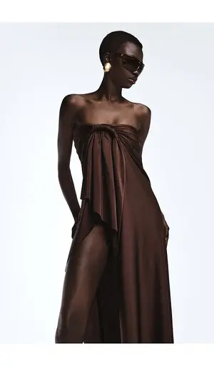 REVOLVE LOS ANGELES Enzo Asymmetric Maxi Dress