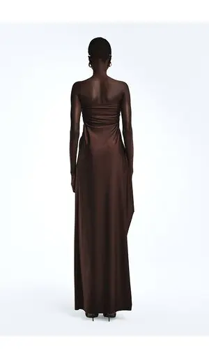 REVOLVE LOS ANGELES Enzo Asymmetric Maxi Dress