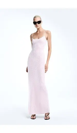 REVOLVE LOS ANGELES Chanthal Lace Stitch Gown - Pink