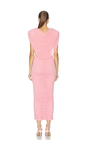 Ronny Kobo Parish Dress In Pink