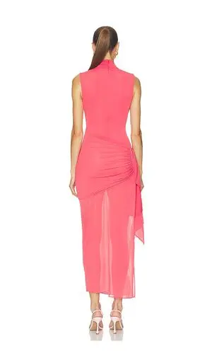 Ronny Kobo X Crystal Dress In Pink