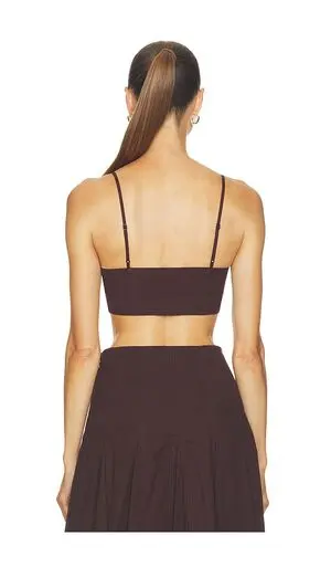 A.L.C. Joan Bra Top In Brown