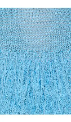 Superdown Aricella Crochet Mini Dress With Fringe Detail
