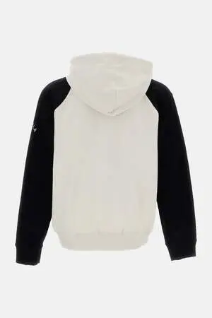 MAISON MARGIELA Zip-up Hoodie With Drawstring - Bianco