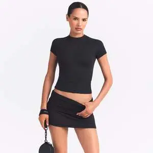 SKIMS Baby T Shirt | Black | Small | Nike Airy