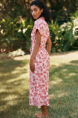 RO'S GARDEN Catherine Cotton Midi Dress