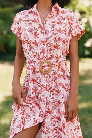 RO'S GARDEN Catherine Cotton Midi Dress