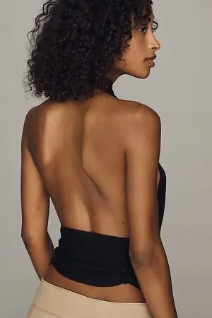 Anthropologie Halter-neck Sweater - Black