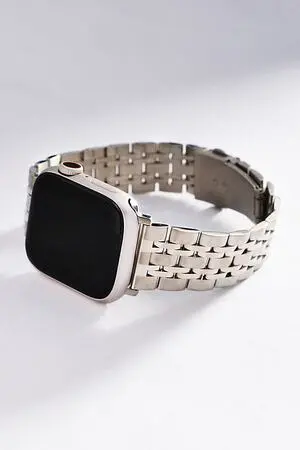 POSH TECH Stainless Steel Apple Watch Band - Silver