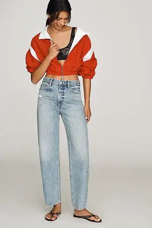 PISTOLA Wes High-rise Tapered-leg Jeans - Blue Cloud