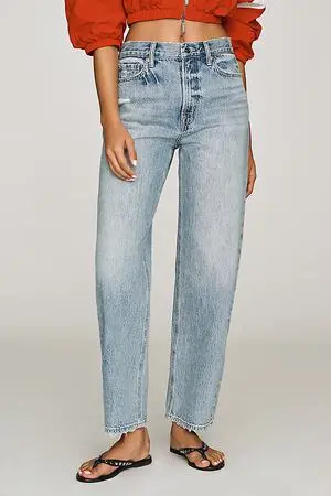 PISTOLA Wes High-rise Tapered-leg Jeans