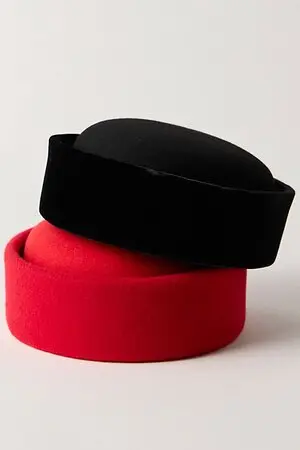 LEMONADE COLLECTIVE Lemonade Collective Jackie Velvet Hat Black