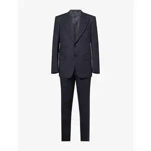 TOM FORD Shelton Single-breasted Wool Suit - Navy