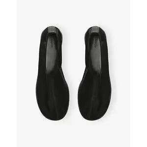 Dear Frances Balla Sock Mesh Flats - Black