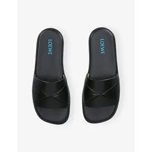 Loewe Leather Origami Slides