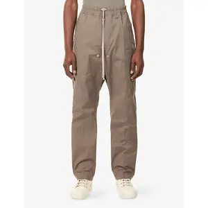 Rick Owens Bela Straight-leg Cotton Trousers - Dust