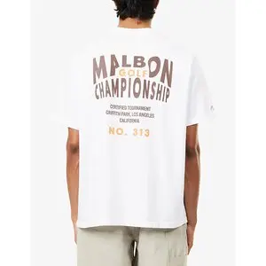 MALBON Bermuda Championship Cotton T-shirt - White